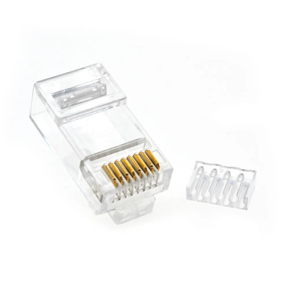 Rj45 Connector 8p8c Rj45 Cat6 With Insert Modular Plug Network ...
