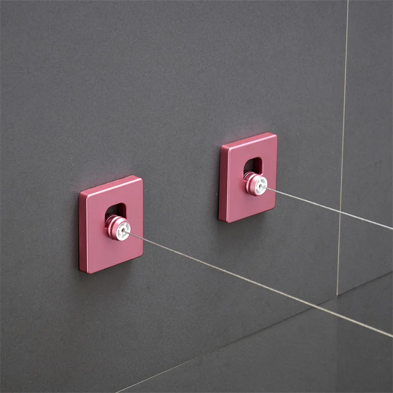 Supports Custom Multi-color Shower Clothesline Retractable Portable ...