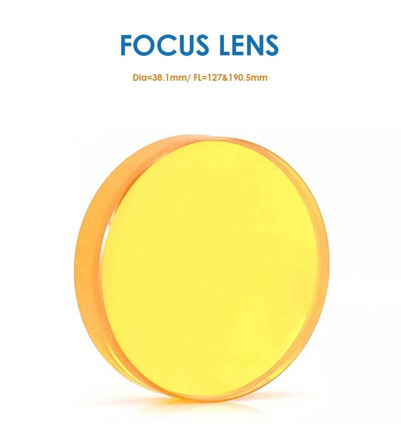 Co2 Laser Usa Znse Focus Lens Dia.38.1mm Fl127 190.5mm Thickness 7.5mm ...