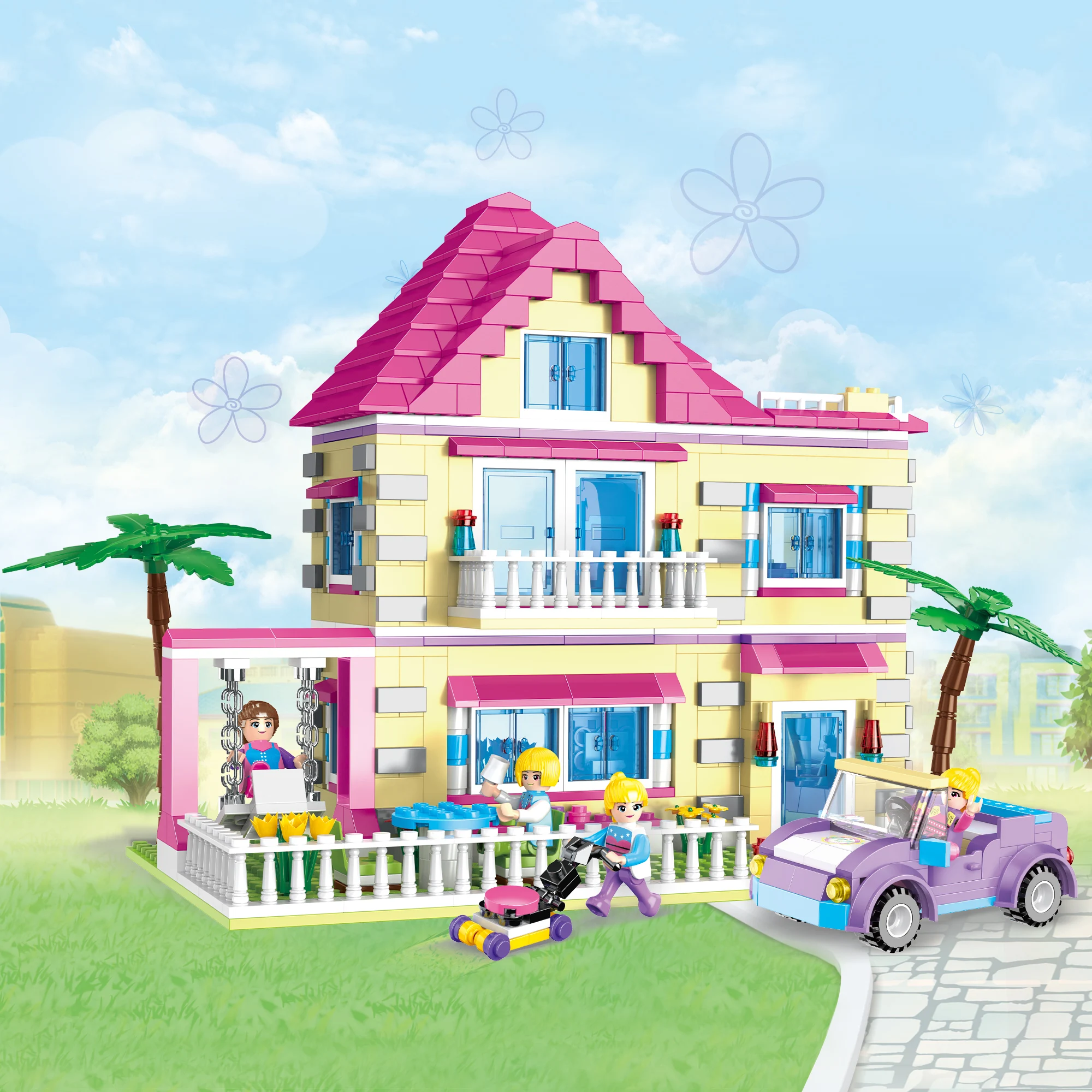COGO Plastic Toy Building Bricks Set for Kids - Modern Construction ...