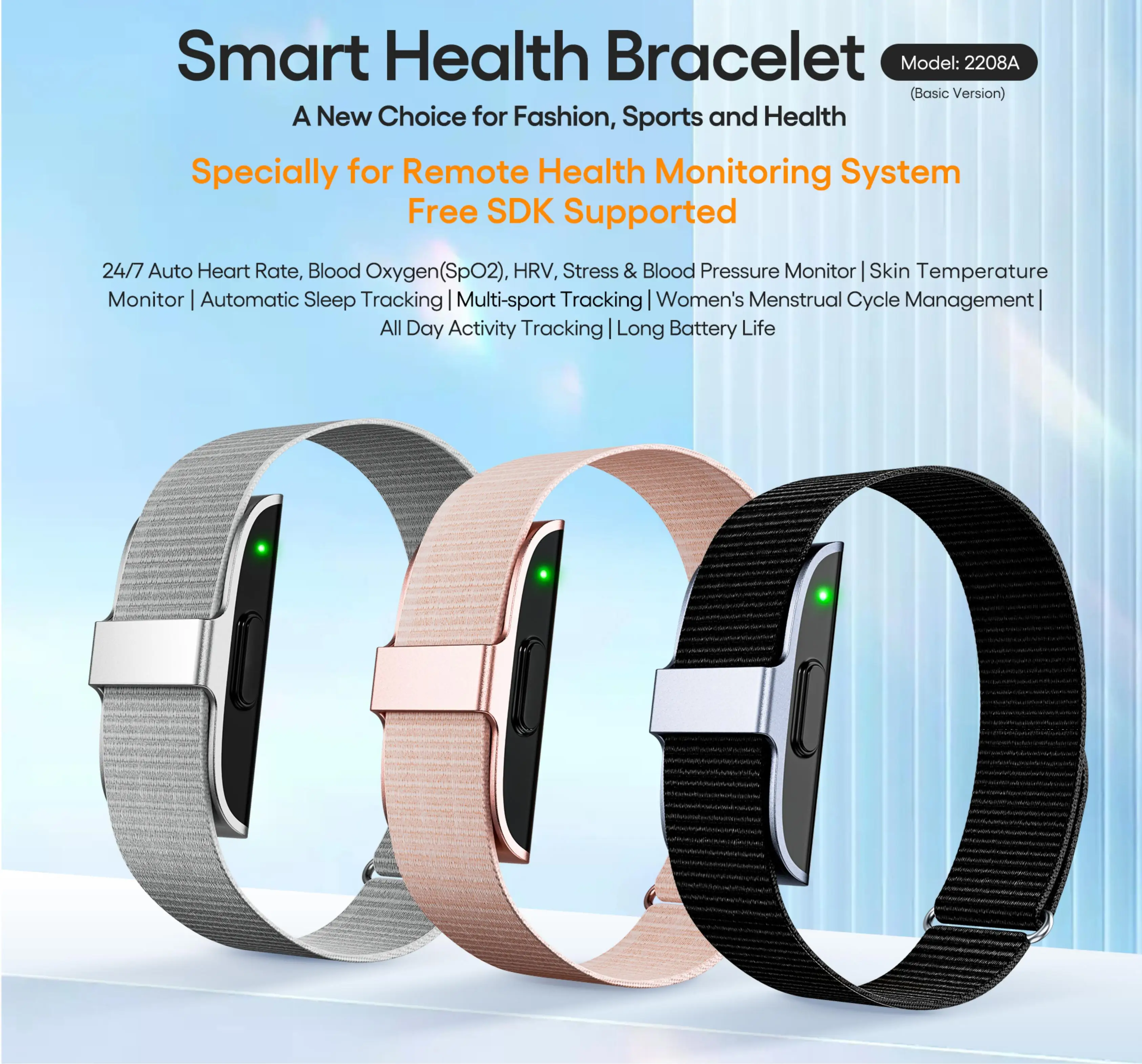 Android Operated IP68 Sport Activity Tracker Smart Bracelet TFT IPS ...