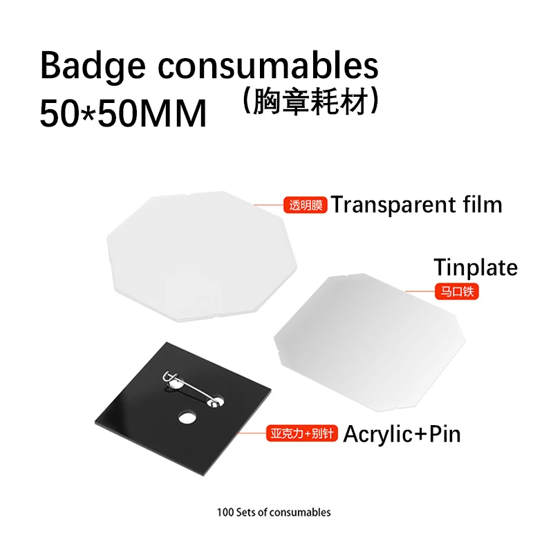 Square Refrigerator Magnet - Magnetic Photo Button Machine