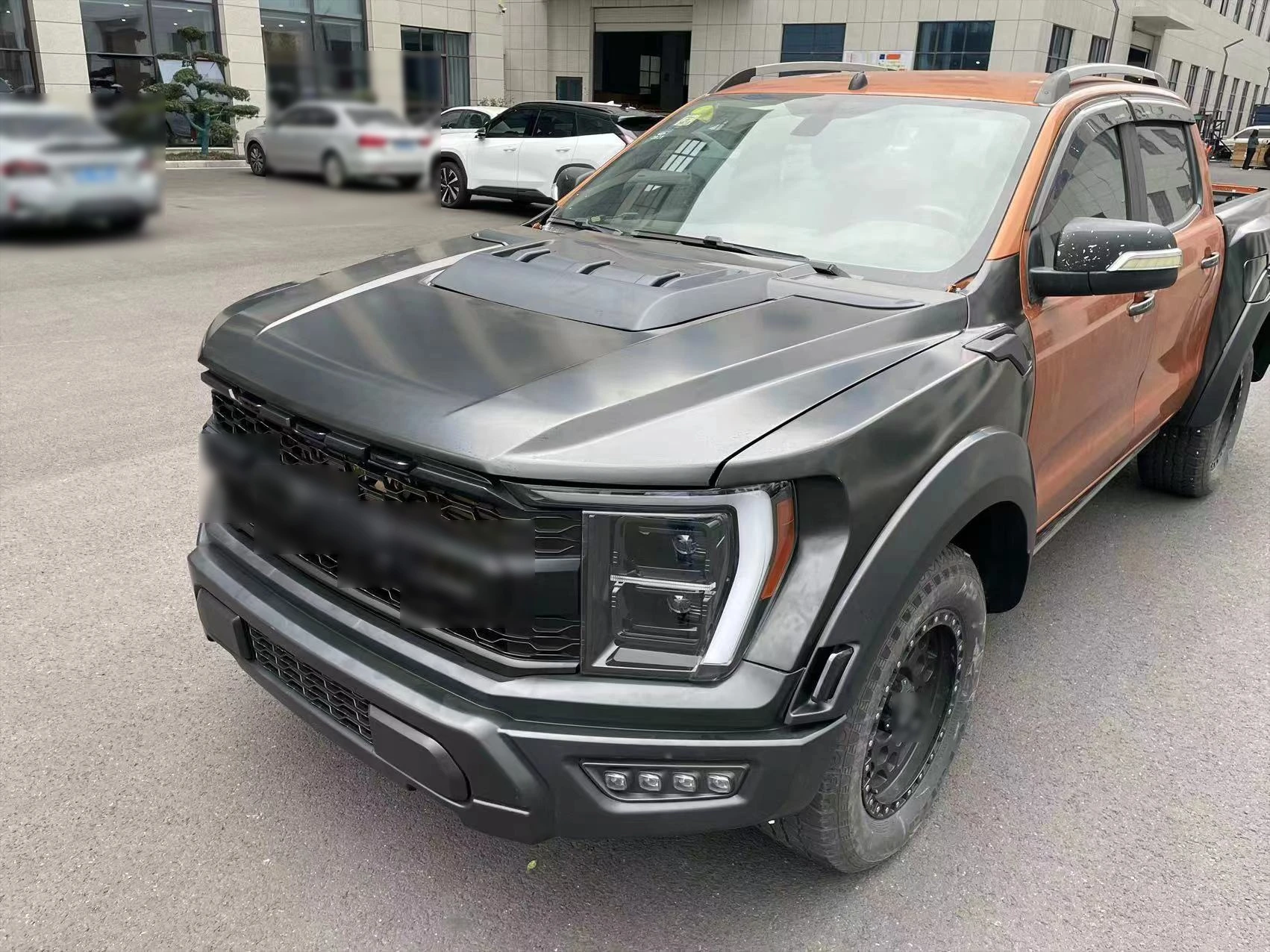 Djh Bodykit For Ford Ranger T6 T7 T8 F150 2013-2020 To 2021 F150 Raptor ...