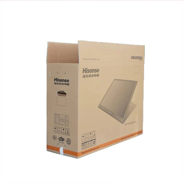 Printed Corrugated Screen Tv Packaging Carton Box Television Moving ...