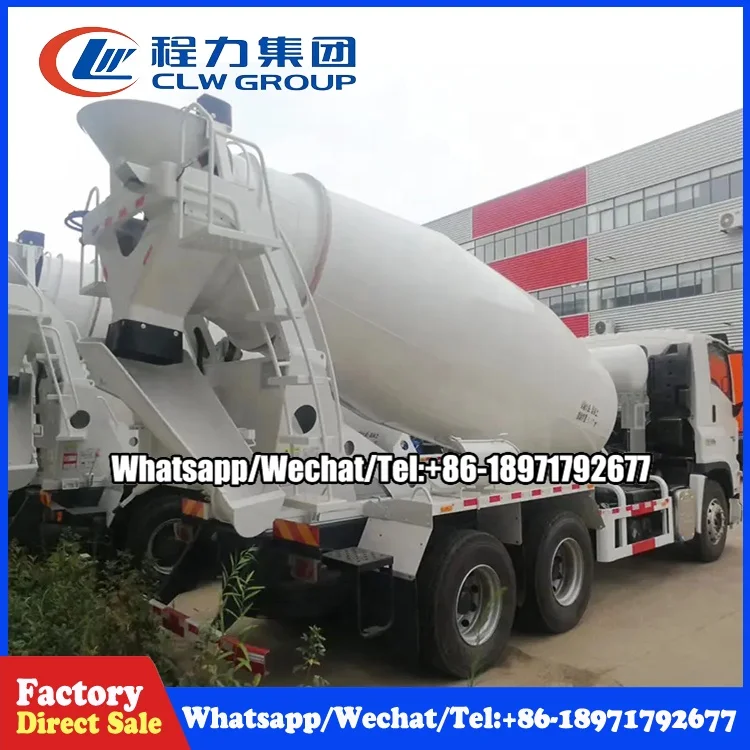 Customized Isuzu Giga 6x4 Concrete Mixer Truck - High Efficiency