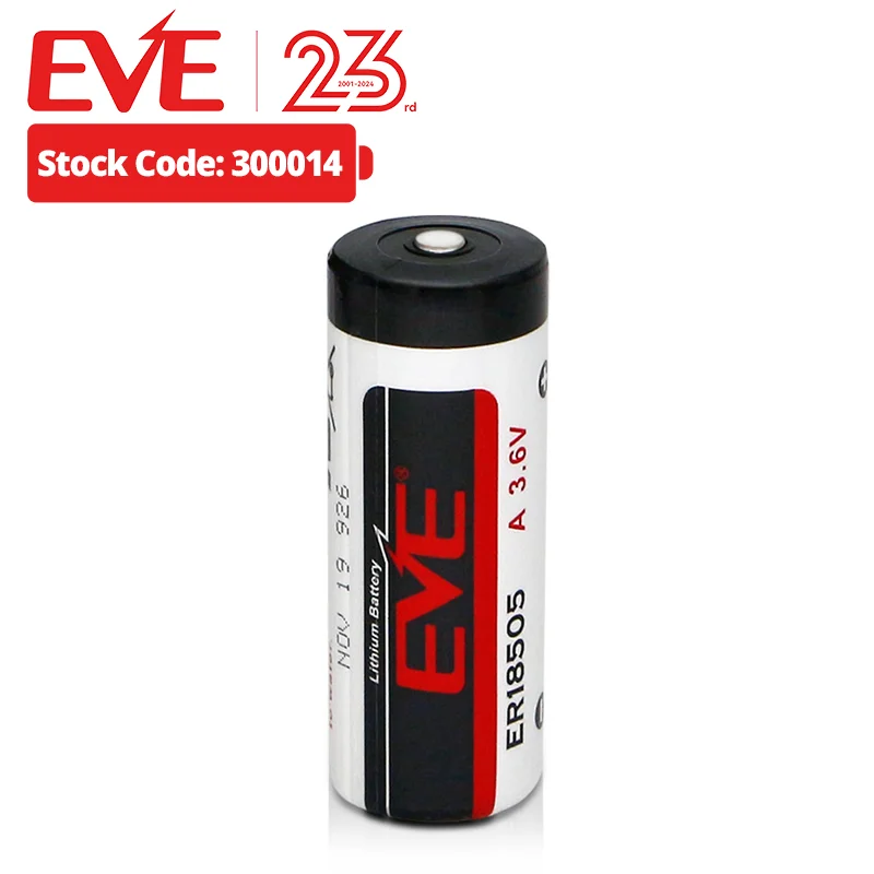 Eve Er18505 Cylindrica Batteries 3.6v 4.0ah Nb-iot High Capacity Quality Water Meter Er Lisocl2 ...
