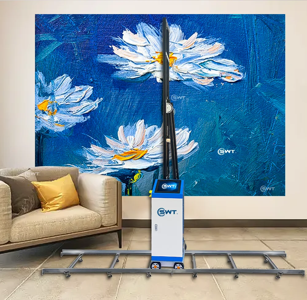 Factory 3d Effect Wall Mural Glass Wood Painting Machine Automatic Art ...