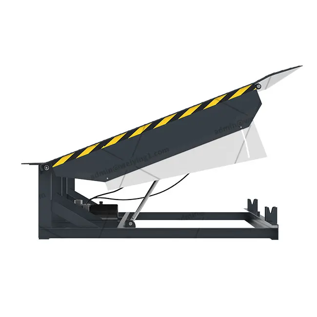 Fixed Hydraulic Cylinder Loading Dock Leveler Leveller For Warehouse ...