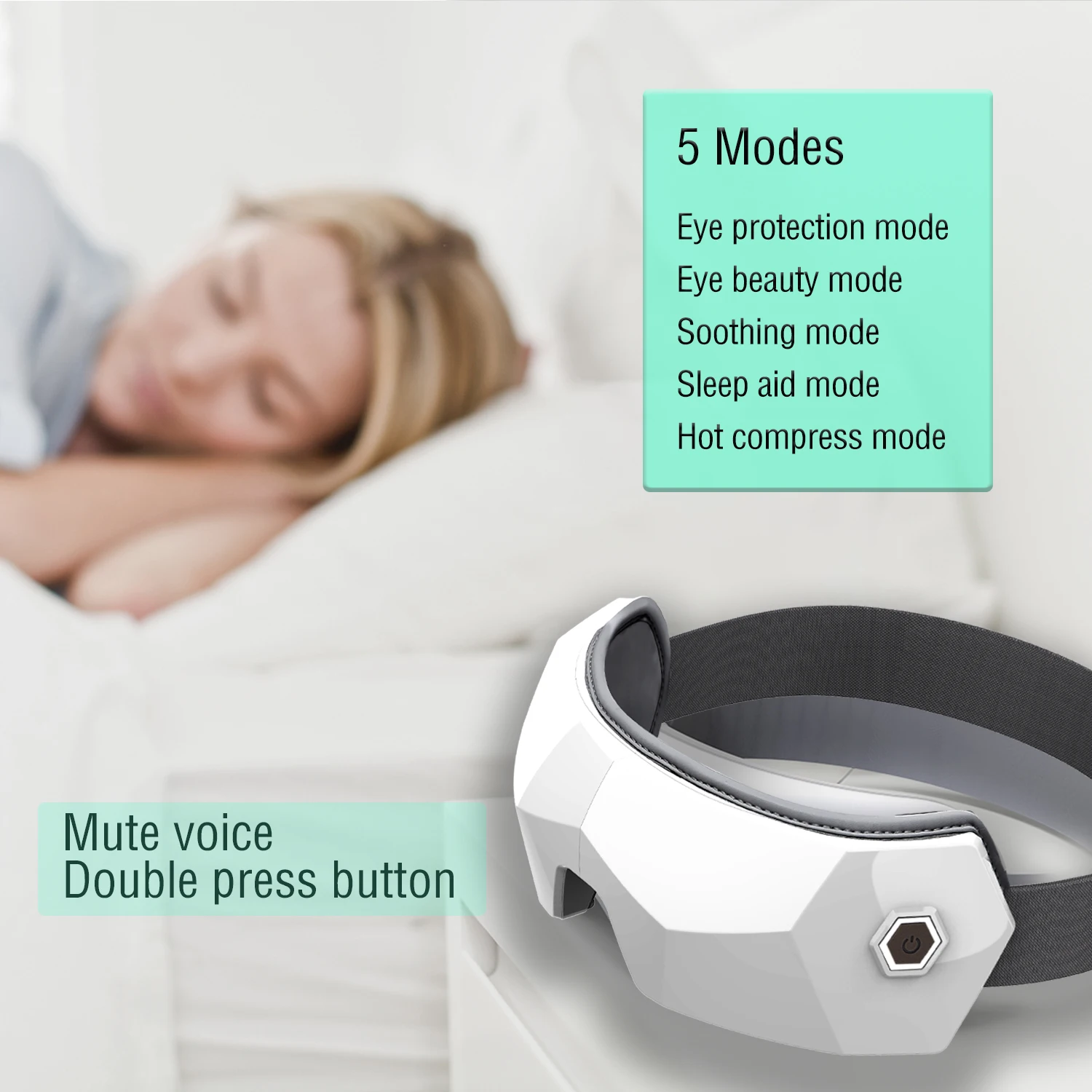 Asinhe Eye Massager With Heat Compression Cordless Eye Massager Machine ...