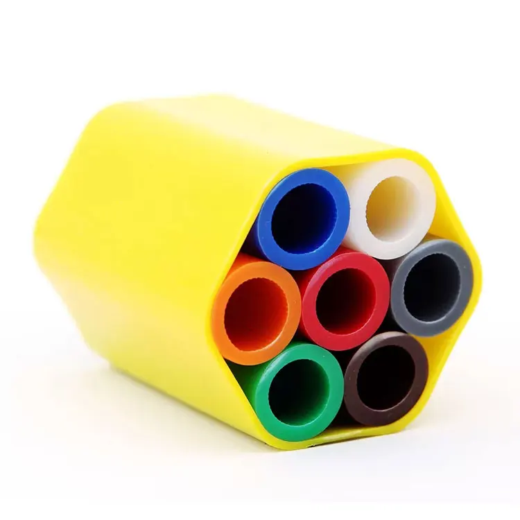 Hdpe Microduct Bundle 7 Way 14/10mm Direct Bury Fiber Cable Low ...