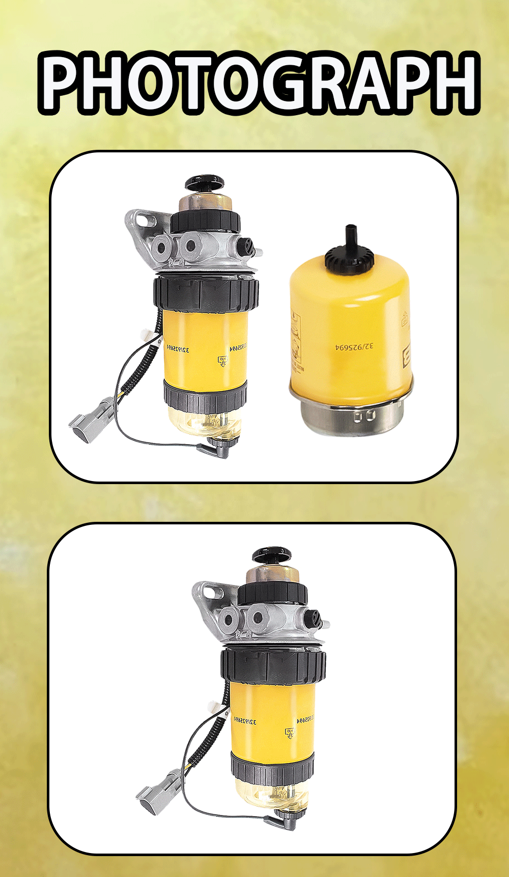 Fuel Water Separation With Hand Pump 32/925694 FS1069 TS3142 BF7956-D ...