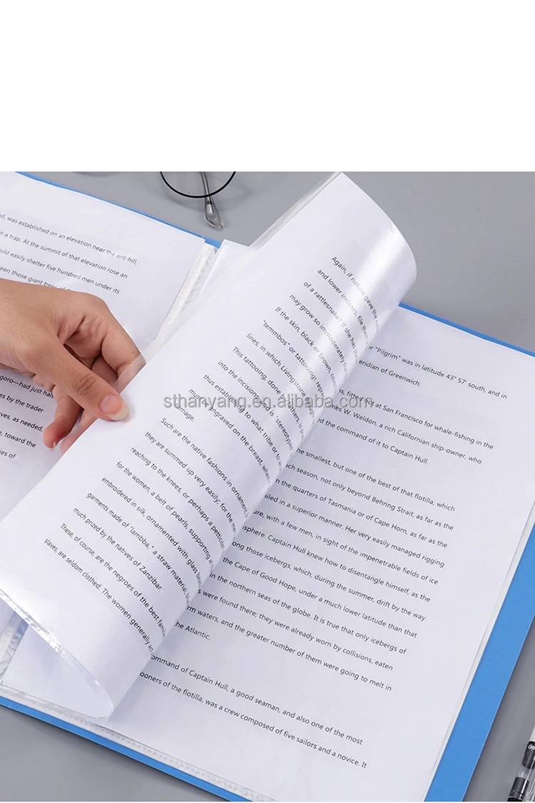 Transparent A4 Display Clearbook - Durable & Versatile