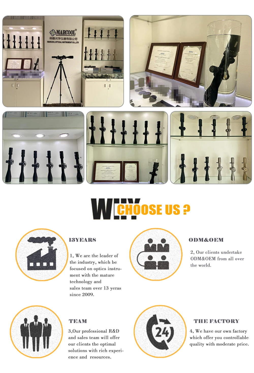 Marcool High Definition 6-24x50 Ffp Scope,Hd Optical Scope With Red ...