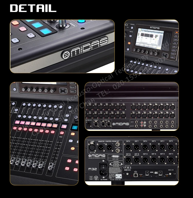 Midas M32 Live Digital Console - 32 Inputs, 16 Outputs