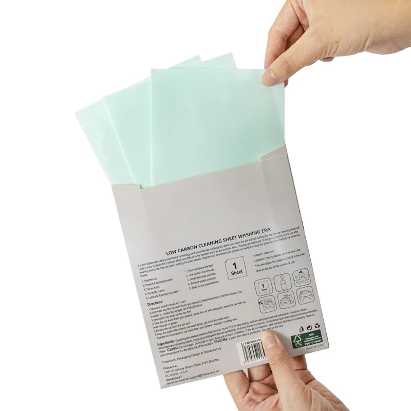 Eco-friendly Biodegradable Natural Laundry Sheet for Cars