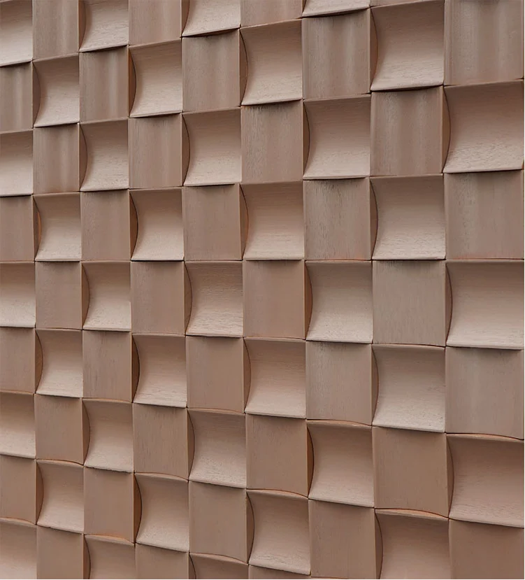 3D Solid Wood Diffusion Board - Sound-Absorbing & Stylish