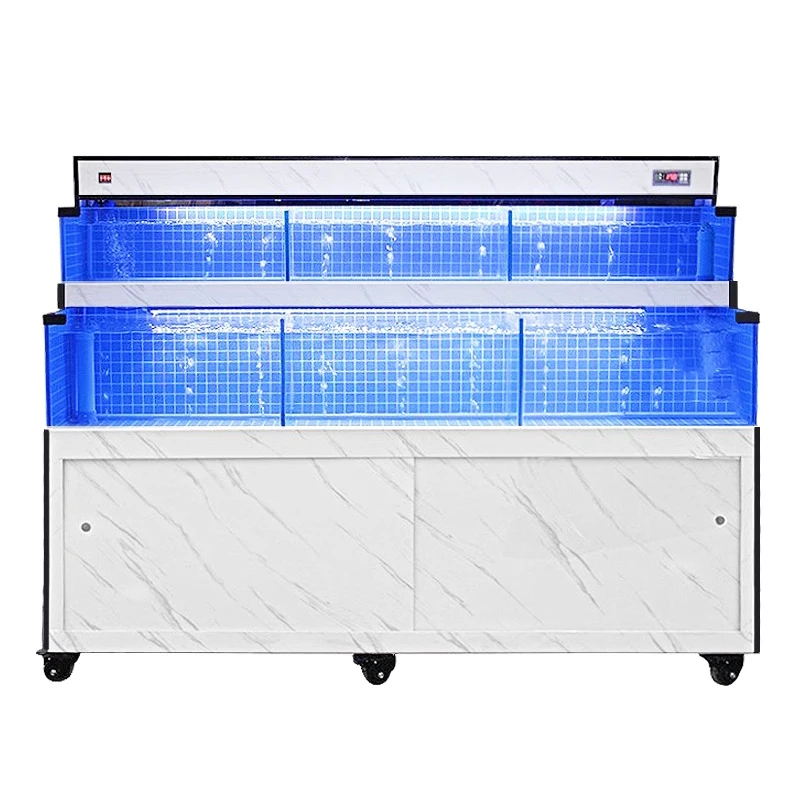 Customizable Supermarket Restaurant Smart Operation System Glass Fish ...