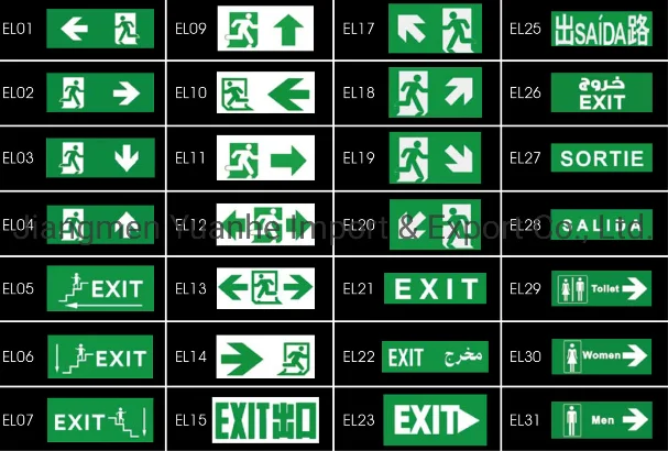 Stylish Led Emergency Exit Light / Sign - Buy Led,Led Light,Exit Sign ...