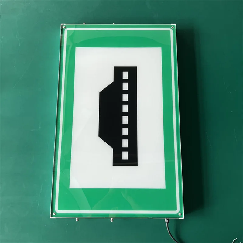 Tunnel LED Traffic Safety Indicator Sign Electromagnetic Optic ...