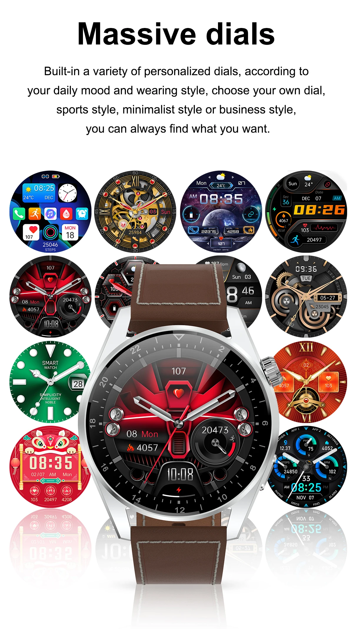 Surfive 2021 New Plus Smart Watch Custom Logo Smartwatch + Control Bt ...