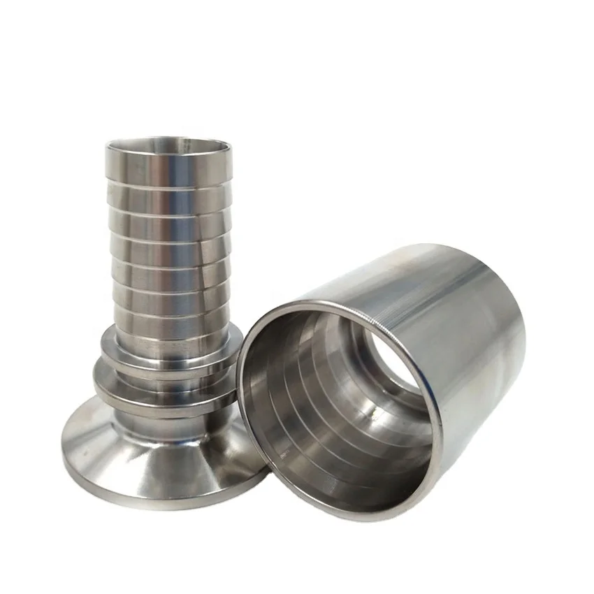 Sa Food/sanitary Grade Stainless Steel Crimping Tri-clamp Hose Couping ...