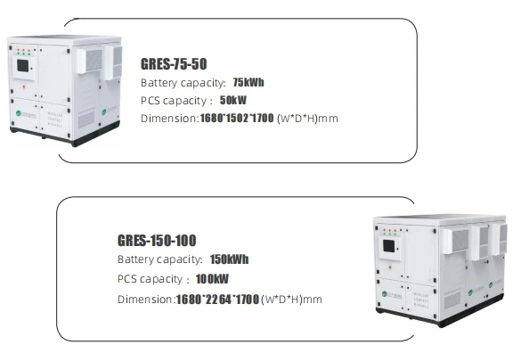 Hybrid off Grid Solar System Bess Outdoor 75kwh 150kwh
