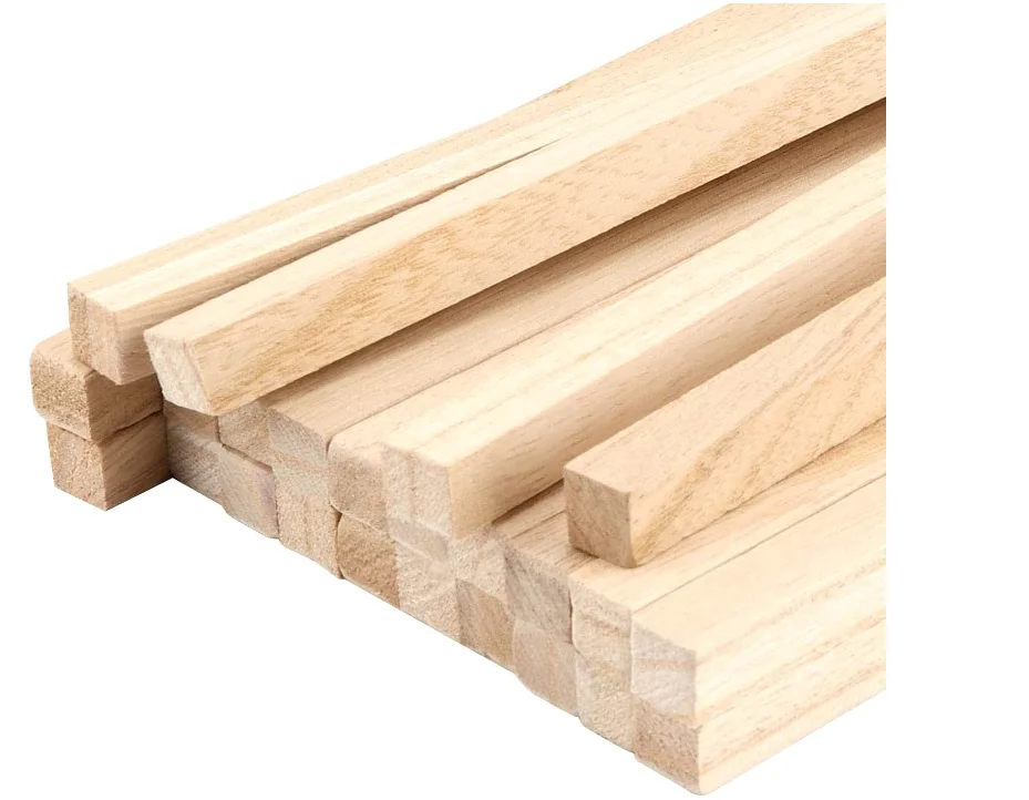 Traditional square Solid Wooden Broom Stick Support Customization ...