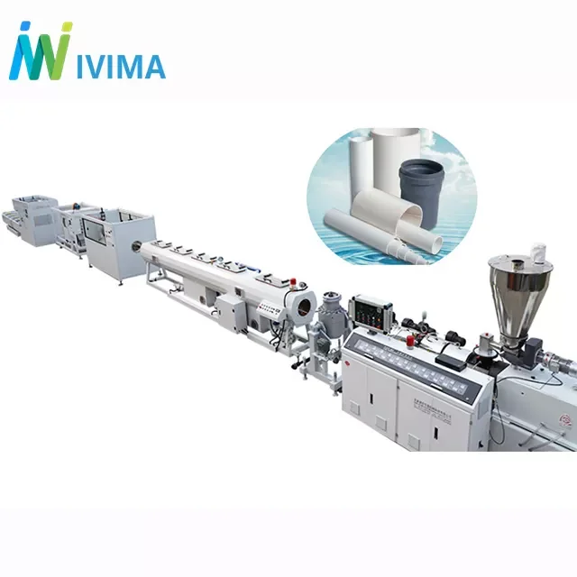 Ivima Highly Automated Pvc Pipe Extruder Production Line For Pvc Pipe ...
