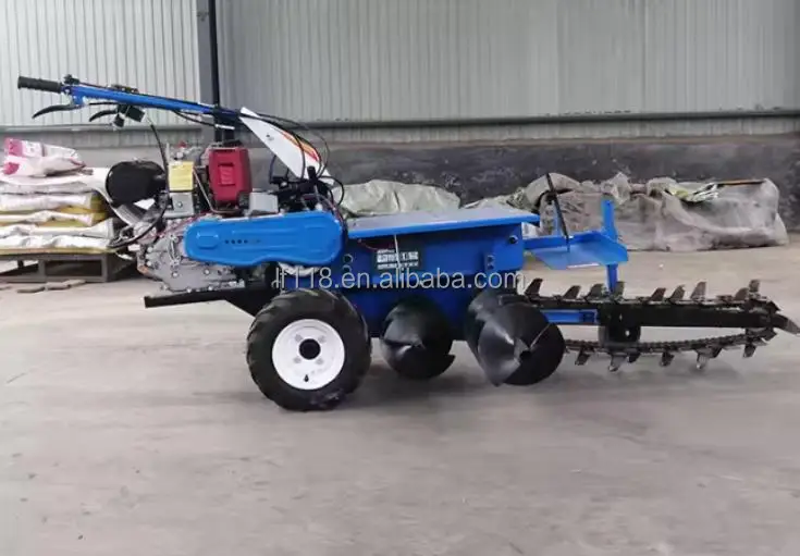 Agricultural Small Hand Held Multi Functional Chain Ditch Digger ...
