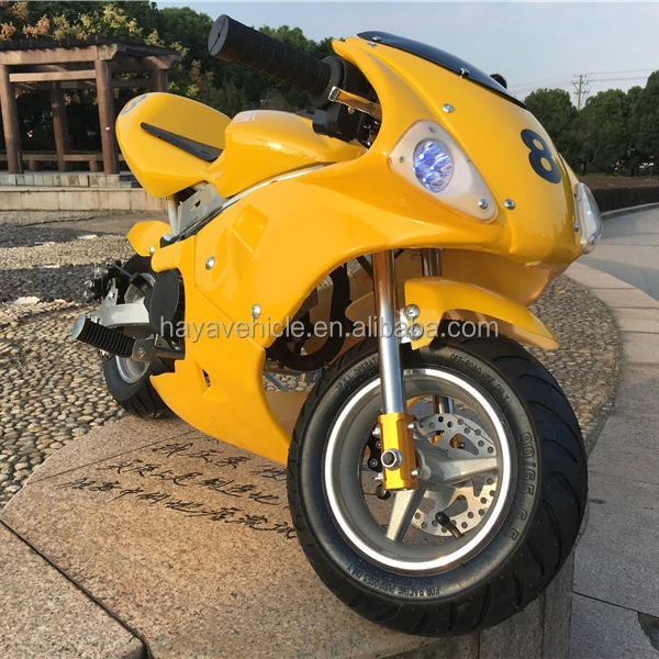 49cc Mini Moto Pocket Bike with Front LED Lights - HAYA
