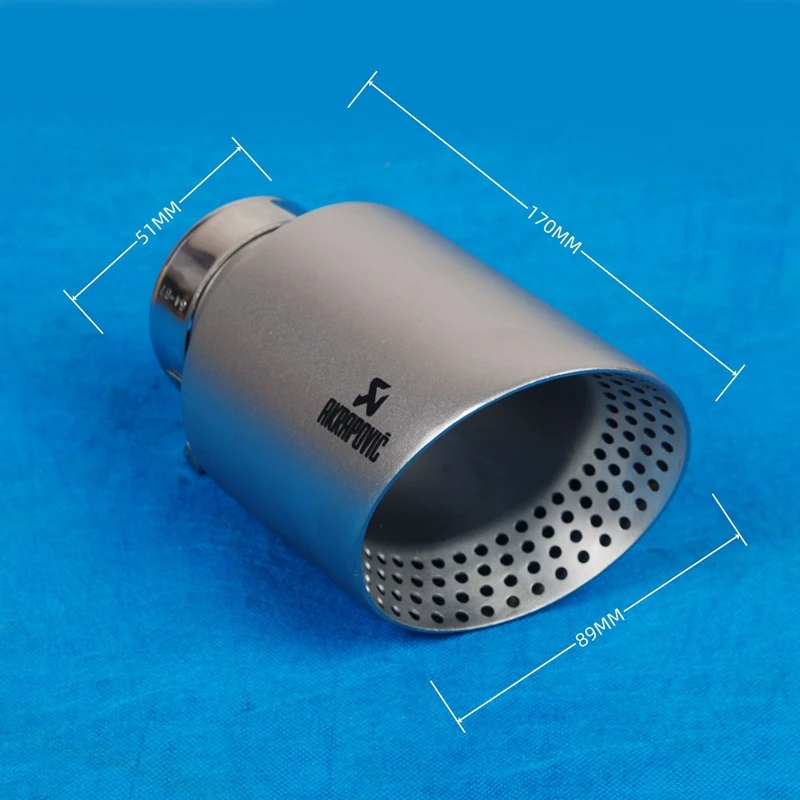 New Stainless Steel Mesh Frosted Car Exhaust Pipe Tail Sandblasted Car ...