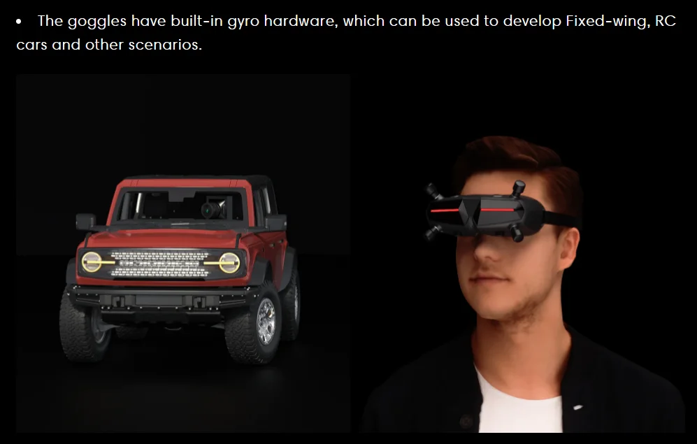 Caddx Walksnail Avatar HD Goggles X OLED Screen 1920*1080 1080P/100fps ...