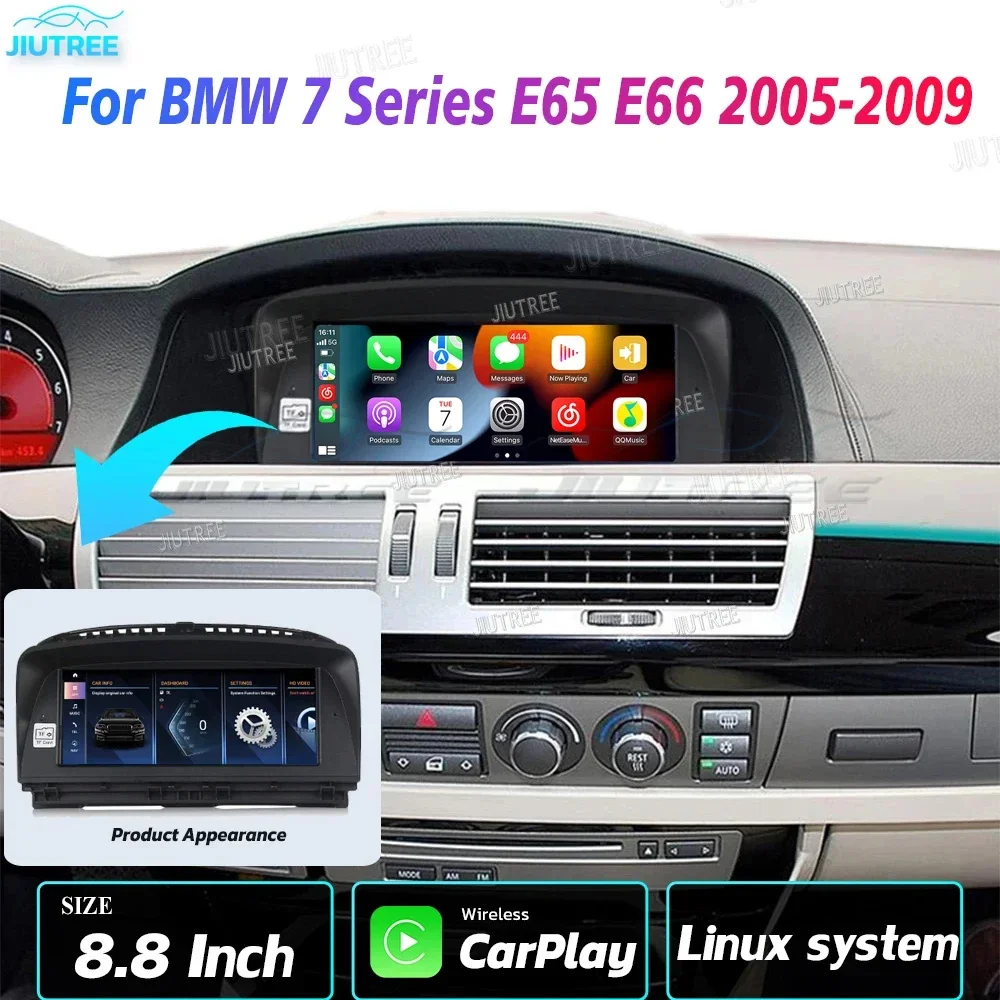 Car Radio with Carplay & Android Auto for BMW 7 Series