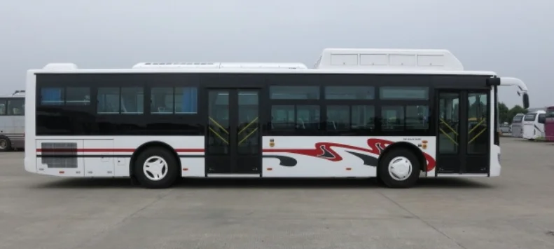 Natural Gas Powered 8x120l Tank Volume 12m Luxury Cng City Bus With 2 ...