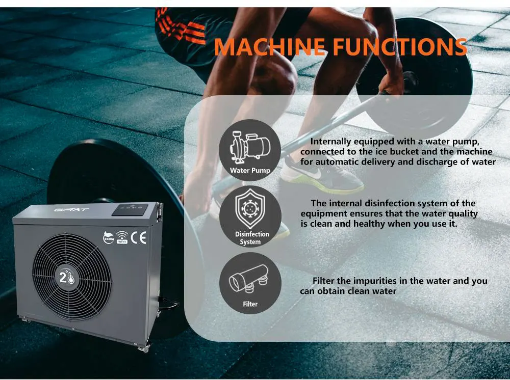 Chiller Ice Bath Cooling Unit For Reducing Inflammation And Speeding Up ...
