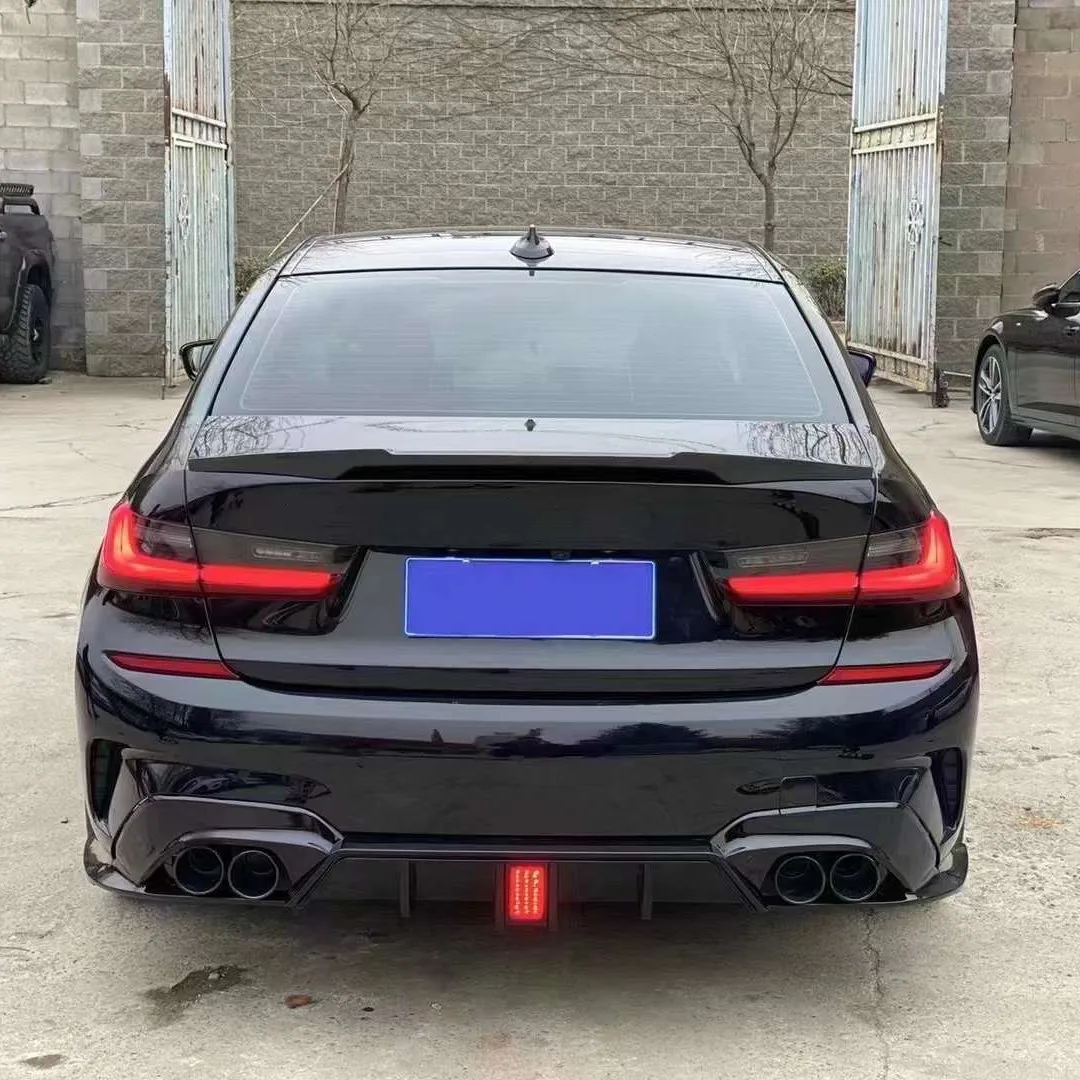 High Quality G20 Cmst Style Rear Diffuser With Led Light For Bmw 3 ...