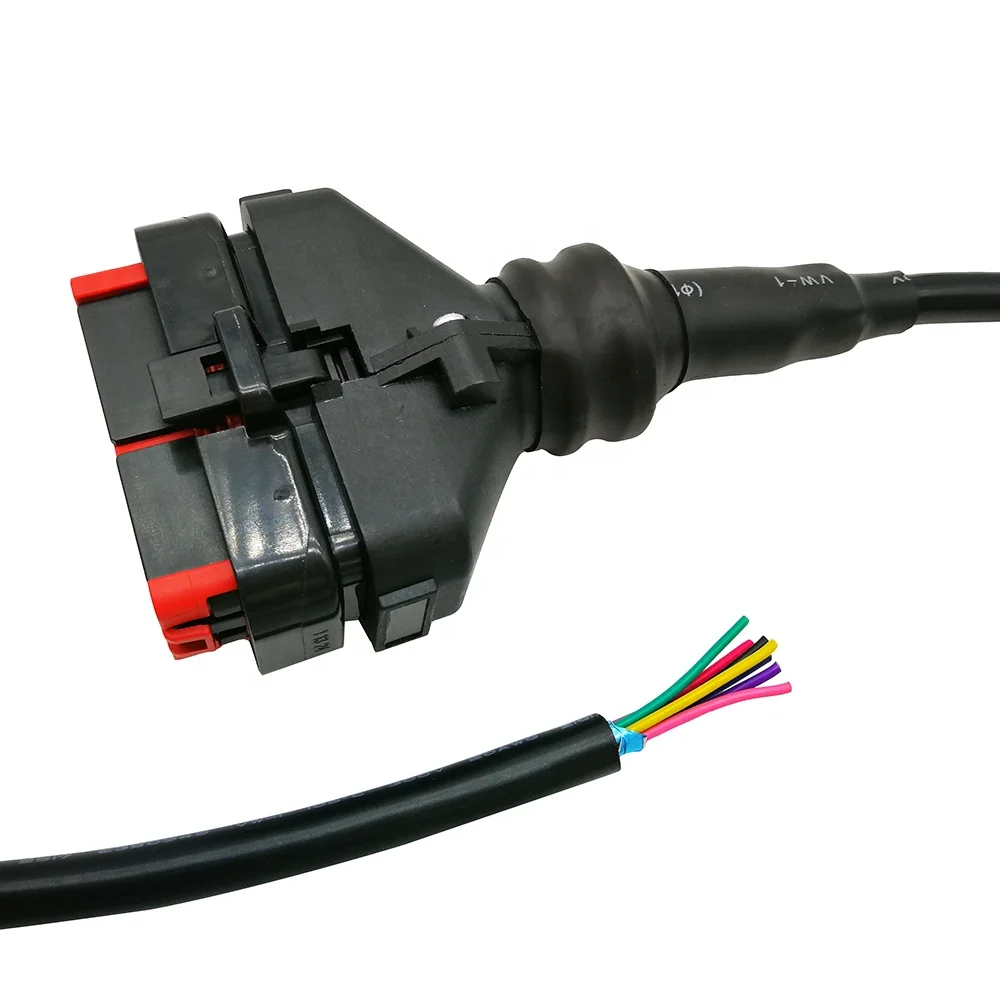 Custom Ecu Car Wire Harness 776164-1 35p Connector Rectangular Car Ecu ...