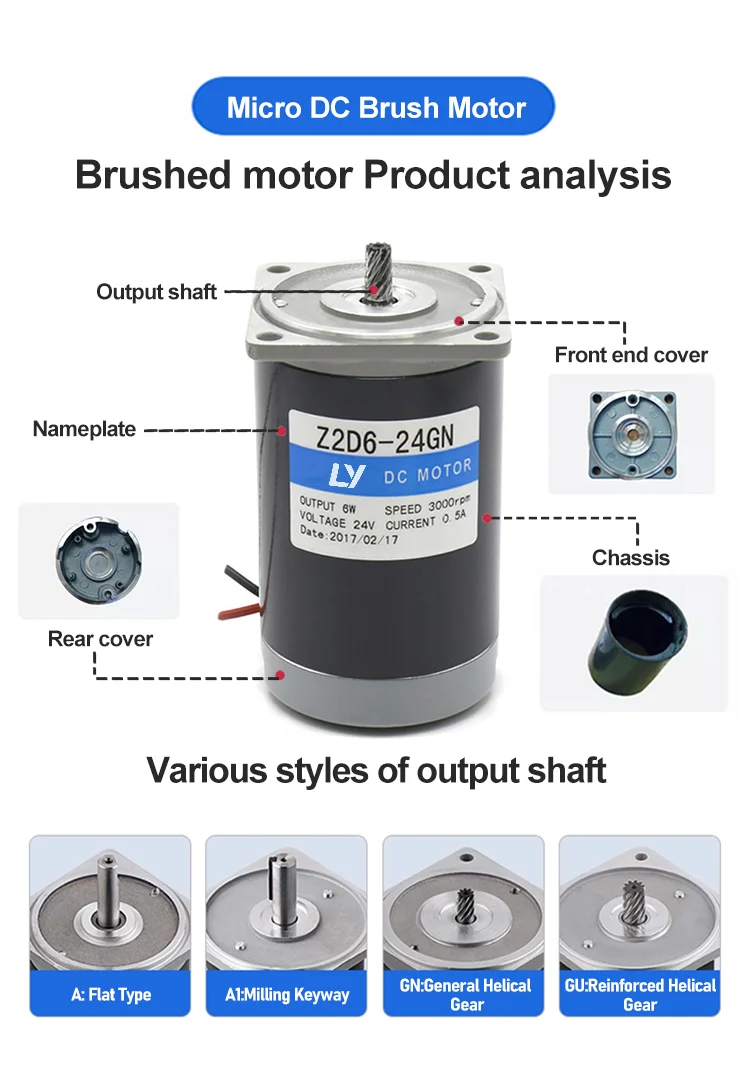Brush Motor 12v 24v 90v 120w Reduction 90mm Dc Electric Motor - Buy ...