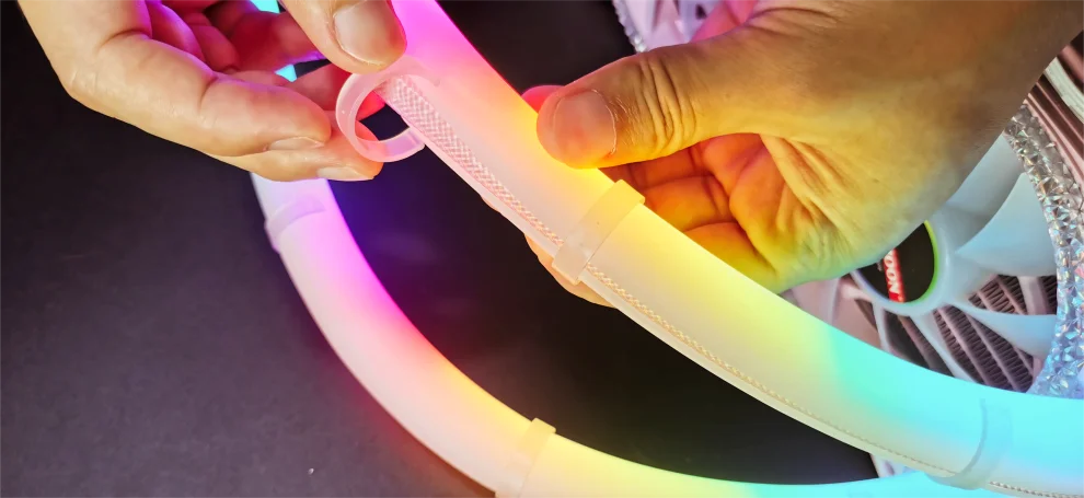 COOLMOON ST350 Liquid Cooler Tube ARGB Vest for PC CPU