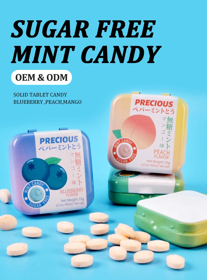 Custom Wholesalers Fresh Breath Sweets Fruit Sugar Free Mint Tablet ...