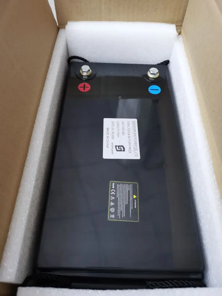 Bms 12v 48v Lithium Battery Lifepo4 12.8v 50ah 200ah 300ah Ups ...