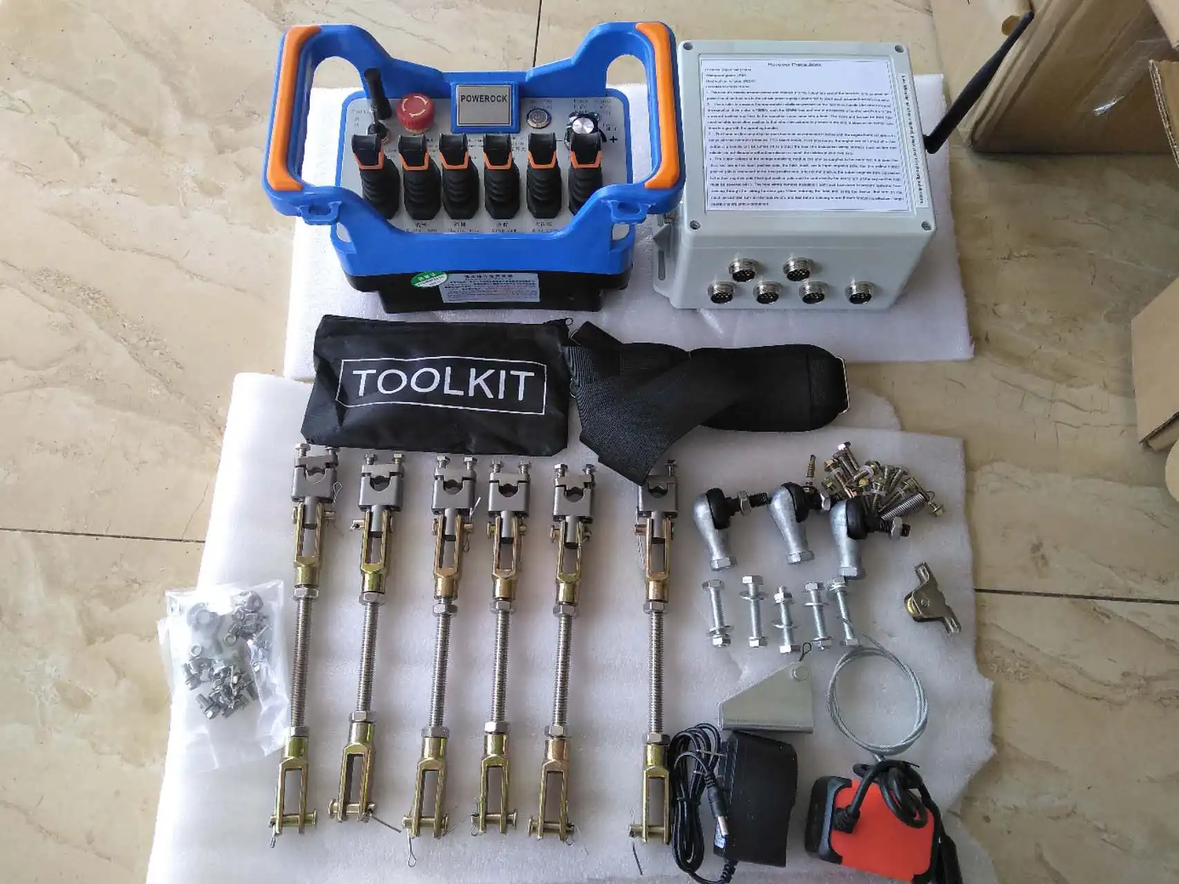 6 Ways Wireless Palfinger Lorry Crane Truck Crane Radio Remote ...