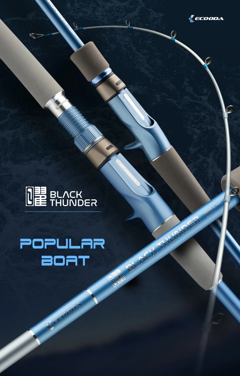 Ecooda EBNB Black Thunder Series Fishing Rods for Offshore