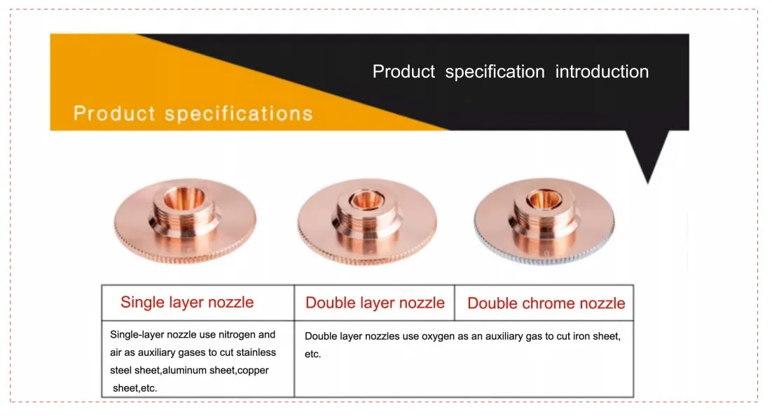 Eagle Precitec Double Nozzle D28 *h15 Mm For Fiber Laser Cutting ...