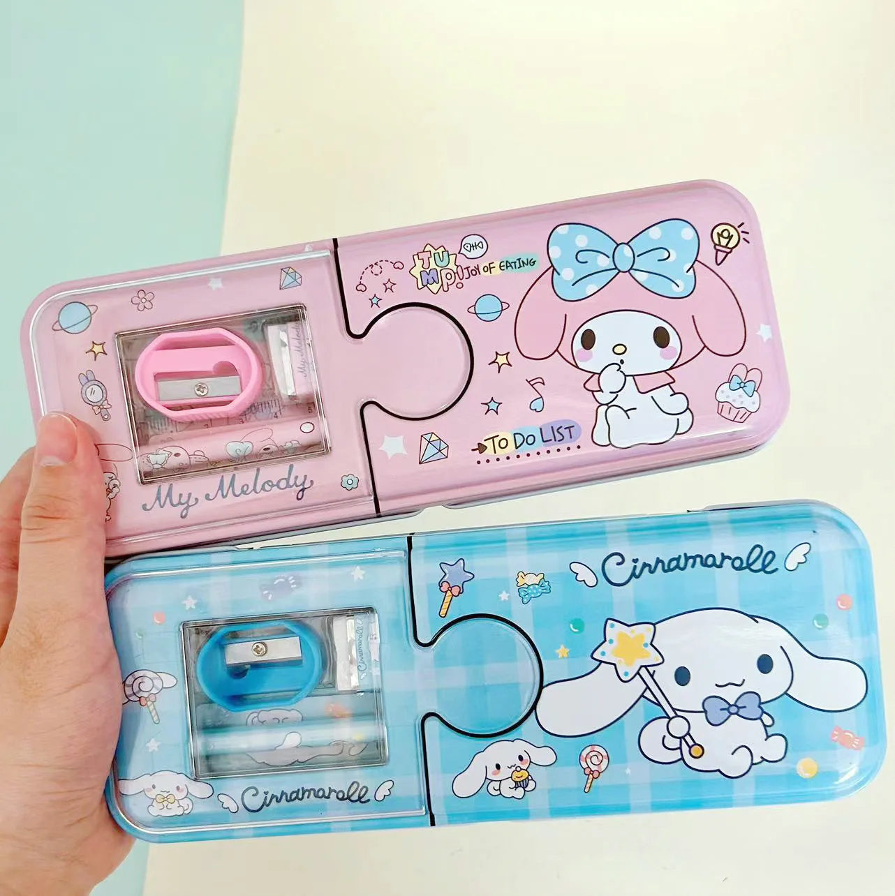 Al Wholesale Kuromi Double-deck Pencil Case School Cute Melody Pencil ...