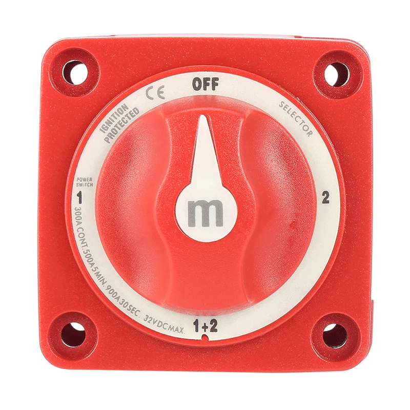 M-series Selector Dual Battery Switch 300A for Marine & Trucks