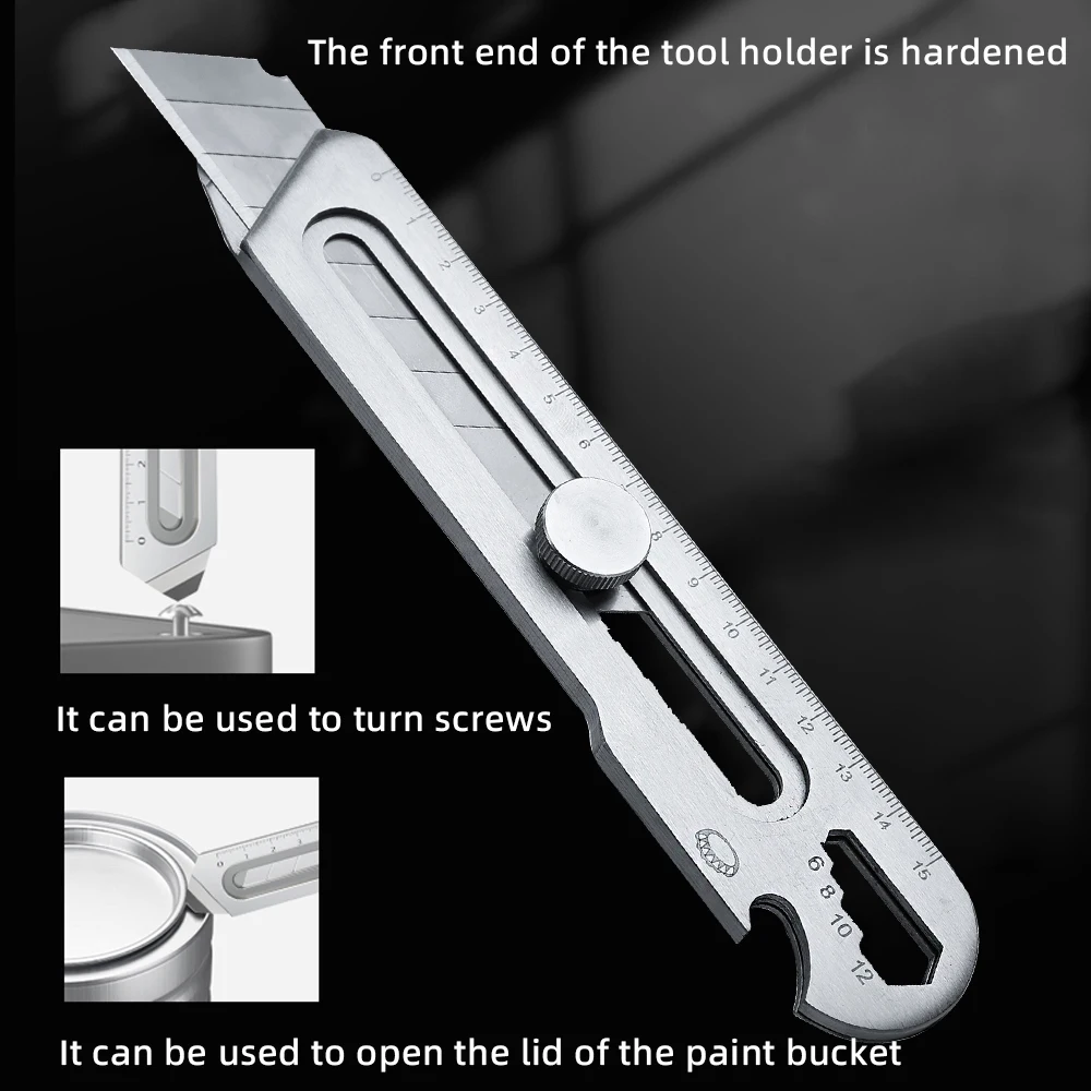 Stainless Steel 6-in-1 Multi-function Knob Locking All-metal Utility ...