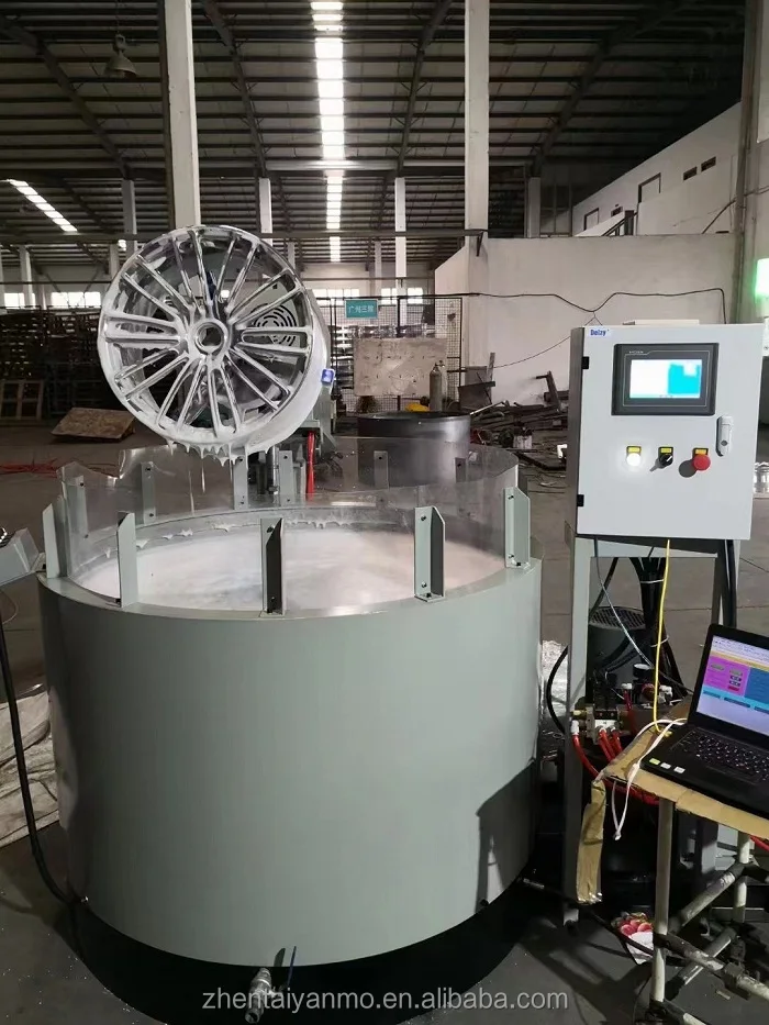 Alloy Car Wheel Rim Vibratory Polishing Machine - ZHENTAI