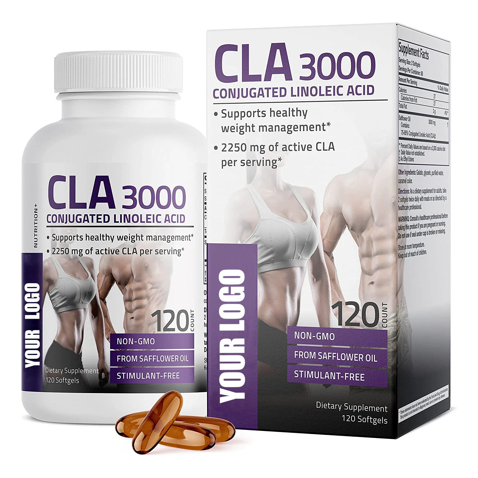 High Potency Cla Softgels Extra Support For Healthy Weight Management ...
