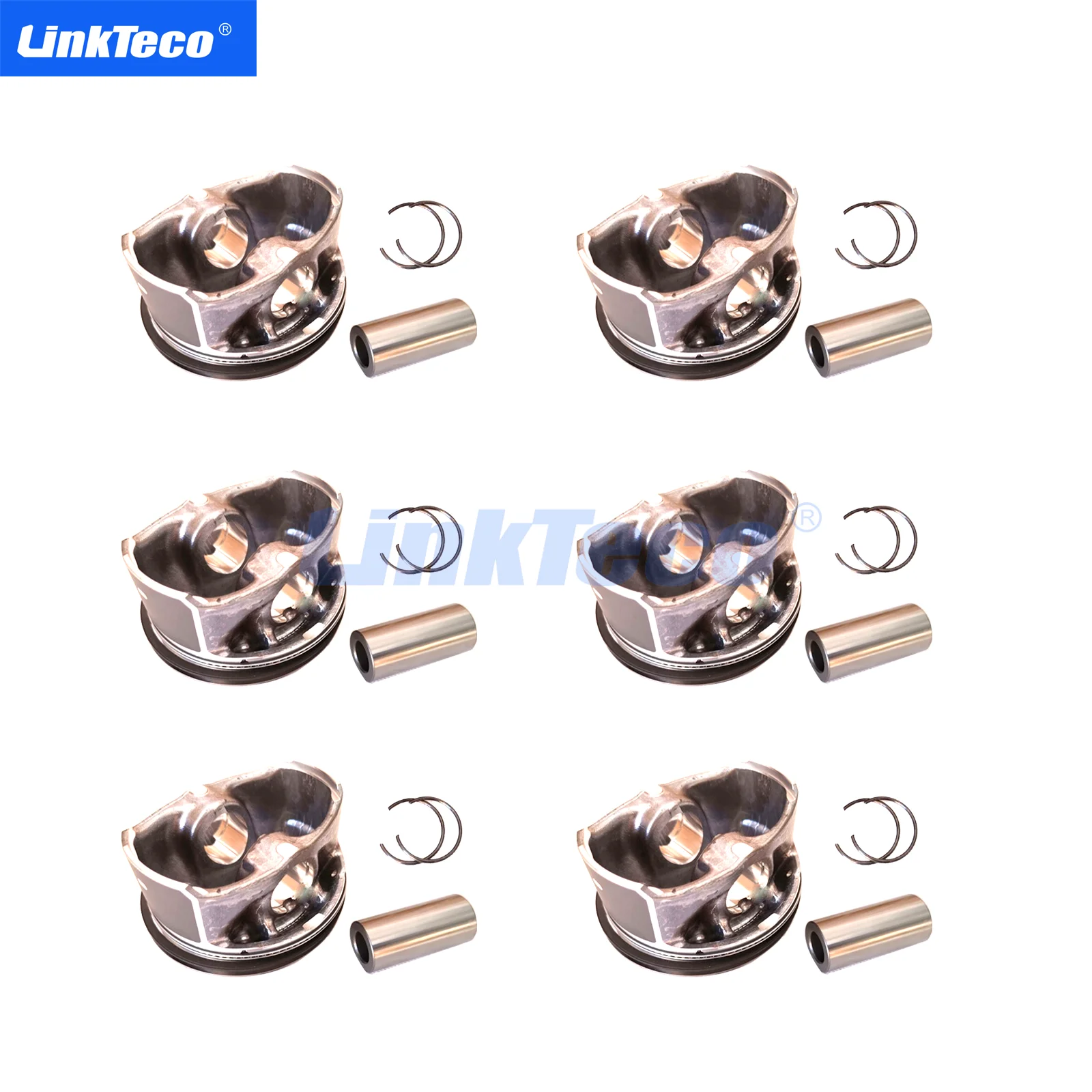 Engine Piston Set With Piston Rings For 2014-2016 Land Rover Range ...